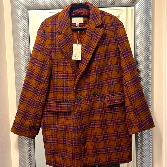 a new day | Jackets & Coats | Plaid Peacoat Nwt Reg 65 Size Xs Small ...